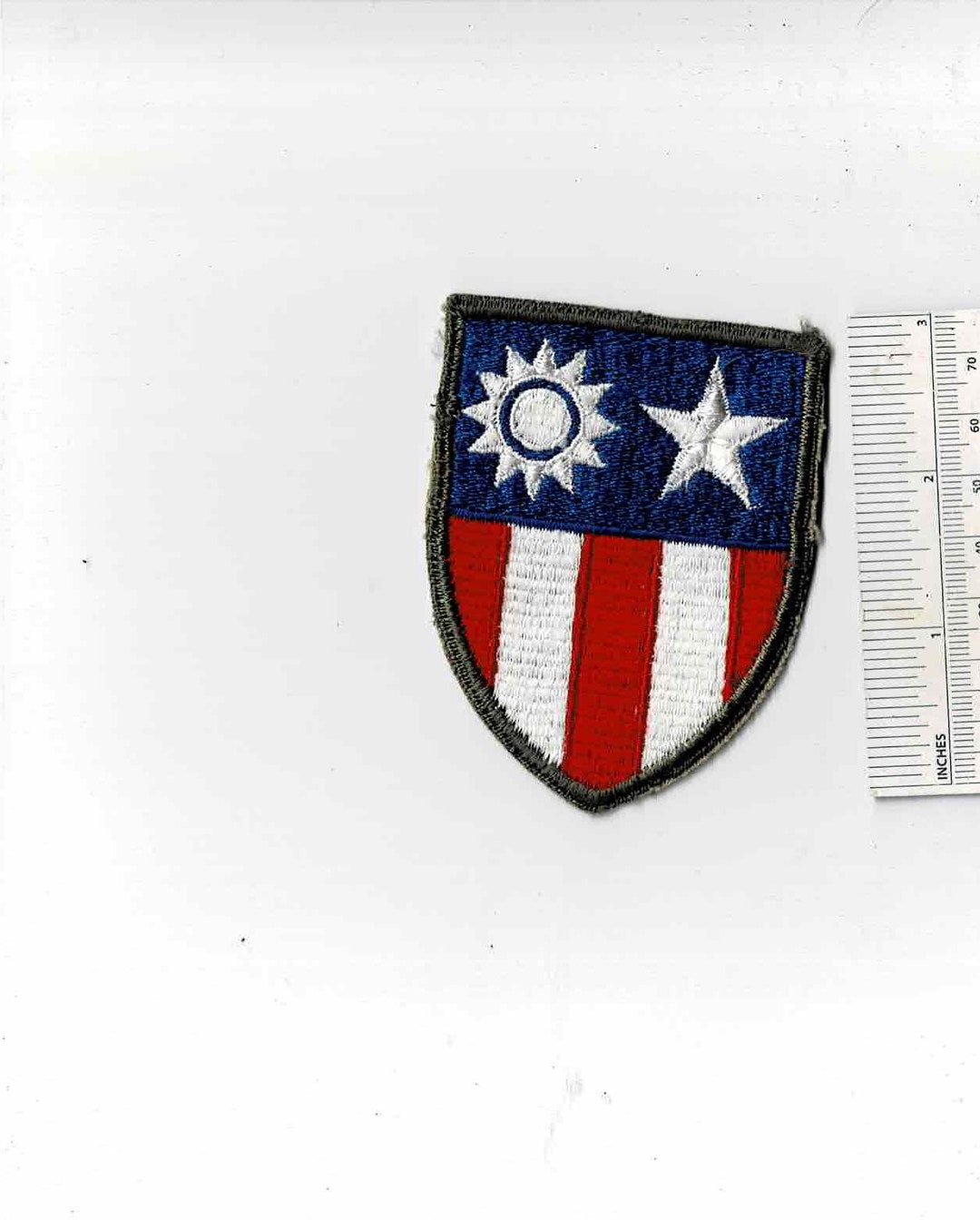 WW2 CBI - China Burma India - #1 Green Border Usaaf Us Army Air Force ...