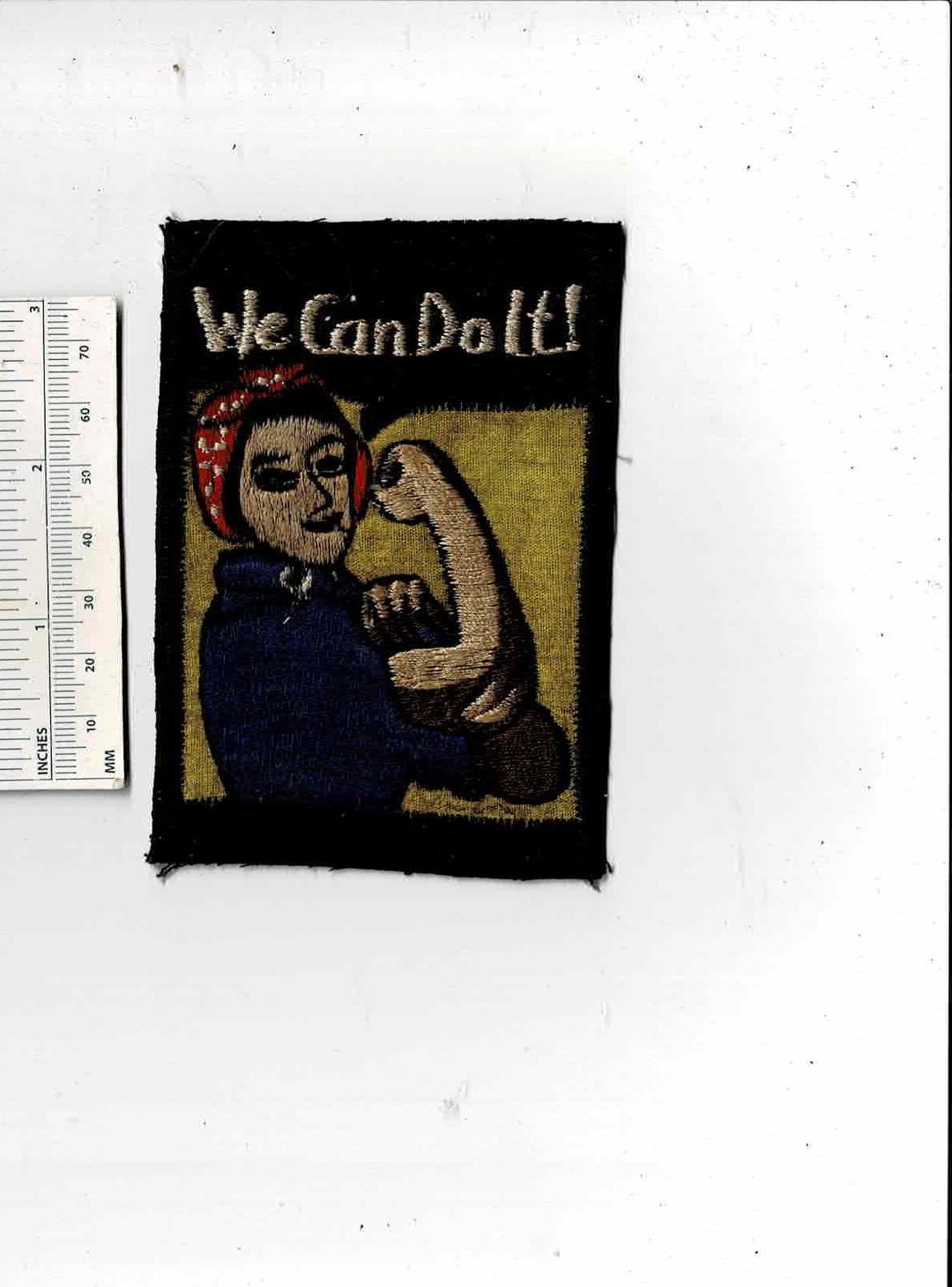 WW2 ROSIE the RIVETER Women - We Can Do It - Cloth Patch Homefront Wwii ...