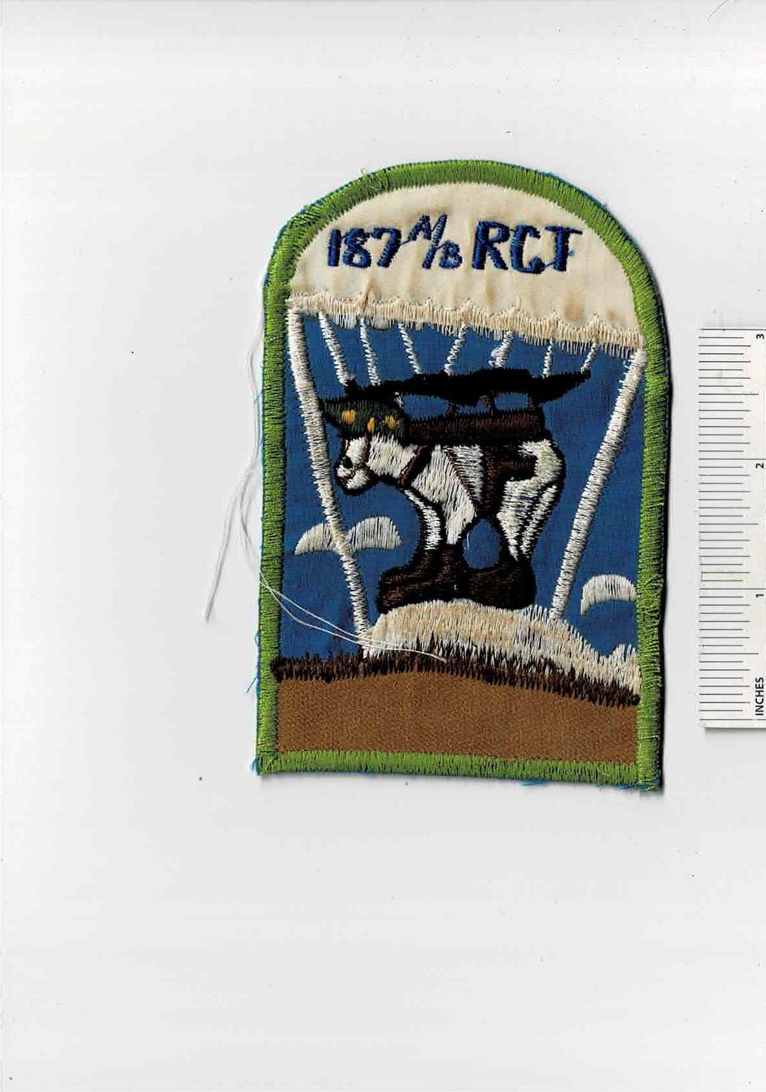 Korean War 187th AIRBORNE RCT Regimental Combat Team Us Army Shoulder ...