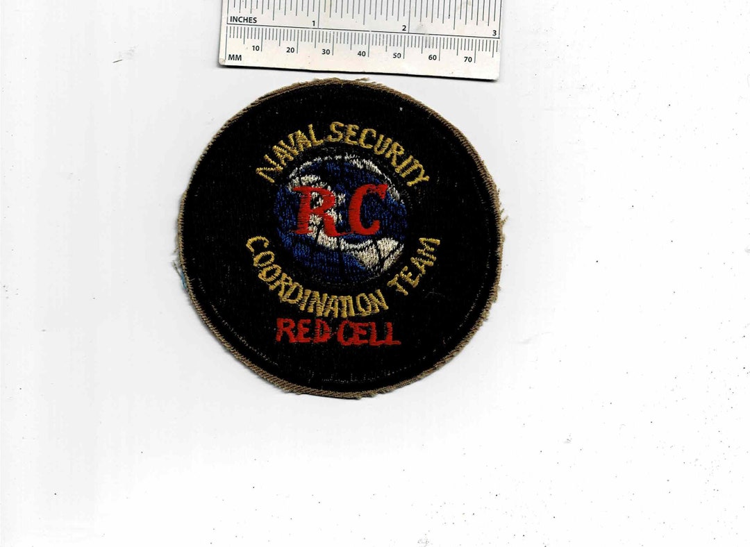 Vietnam War RED CELL Naval Security Coordination Team Us Navy Shoulder ...