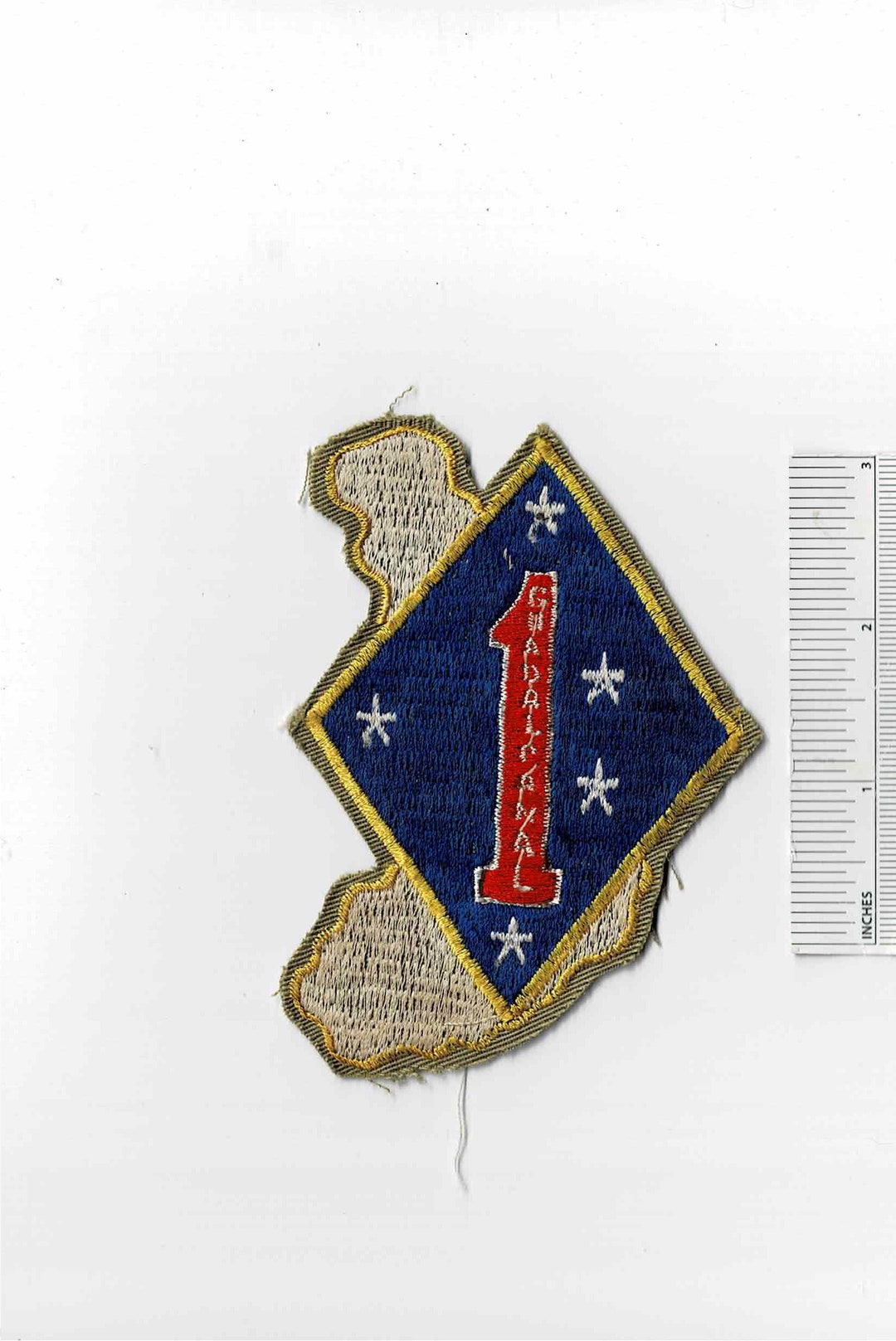 Vietnam War 1st MARINE DIV W/ Vietnam Map Usmc Corps Division Shoulder ...