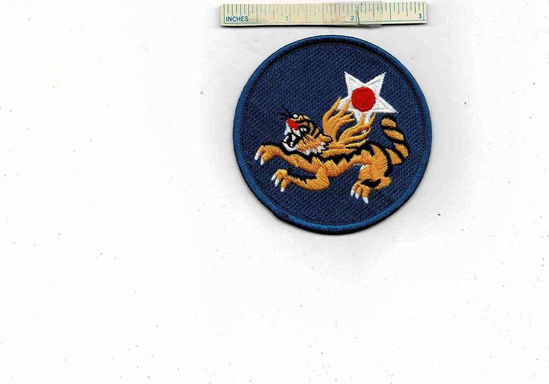 Repro WW2 FLYING TIGERS 14th Usaaf Us Air Force Jacket Shoulder Patch ...