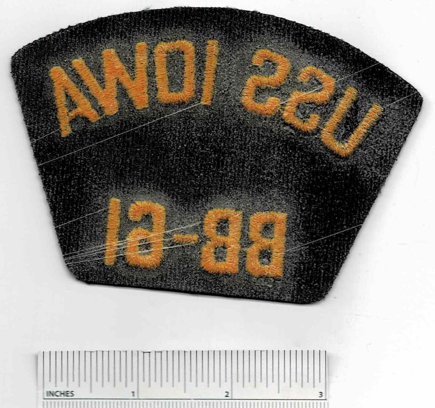 New Orig USS IOWA BB-61 Battleship Hat Patch Us Navy Ship Usn - Etsy