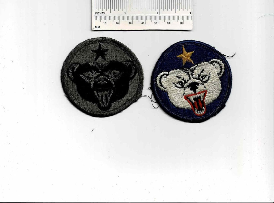 Lot of 2 Diff Orig WW2 Alaskan Defense Command WWII Shoulder Patch US ...