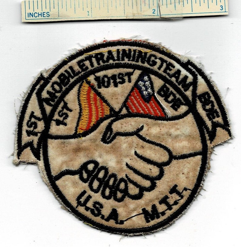 Vietnam War 101st AIRBORNE 1st MOBILE Training Team Mtt Usa - Etsy