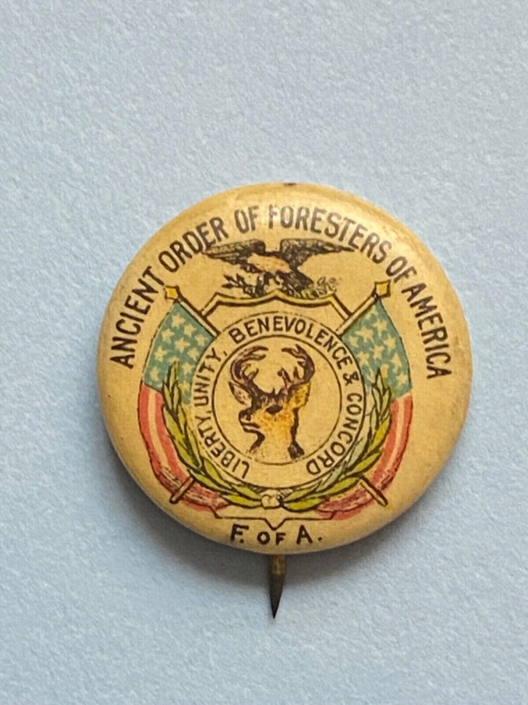 C1896 Ancient Order of FORESTERS of America #2 Fraternal Organization ...