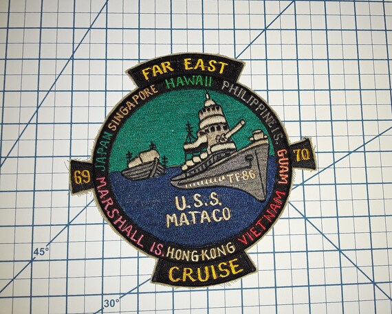 T Huge Vietnam War USS MATACO AT-86 Fleet Tug Boat 1969 1970 - Etsy