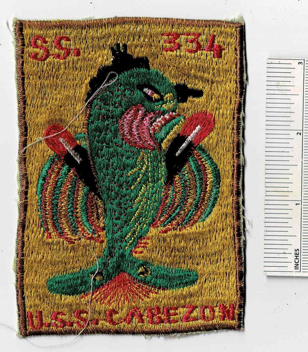 WW2 Submarine USS CABEZON SS-334 Wwii Sub Boat Us Navy Shoulder Patch ...