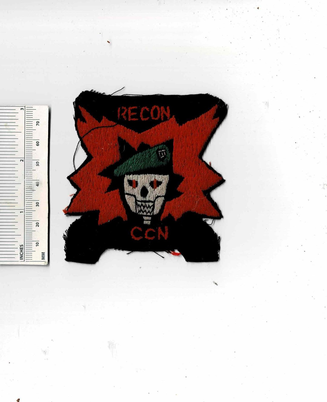 Vietnam War Hand Sewn RECON TEAM CCN Special Force Shellburst Ops Rt Us ...