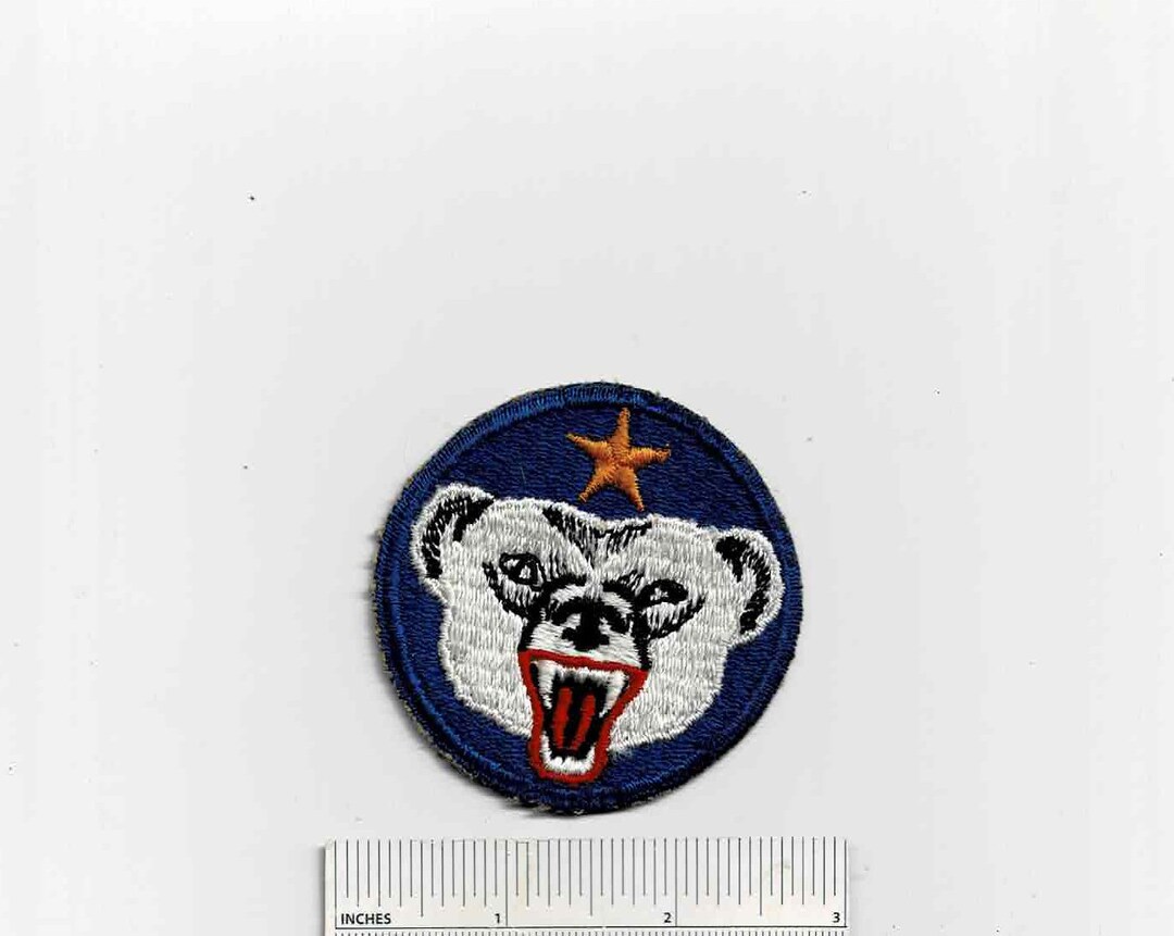 Orig WW2 Patch Alaskan Defense Command WWII Shoulder US Army Alaska ADC ...