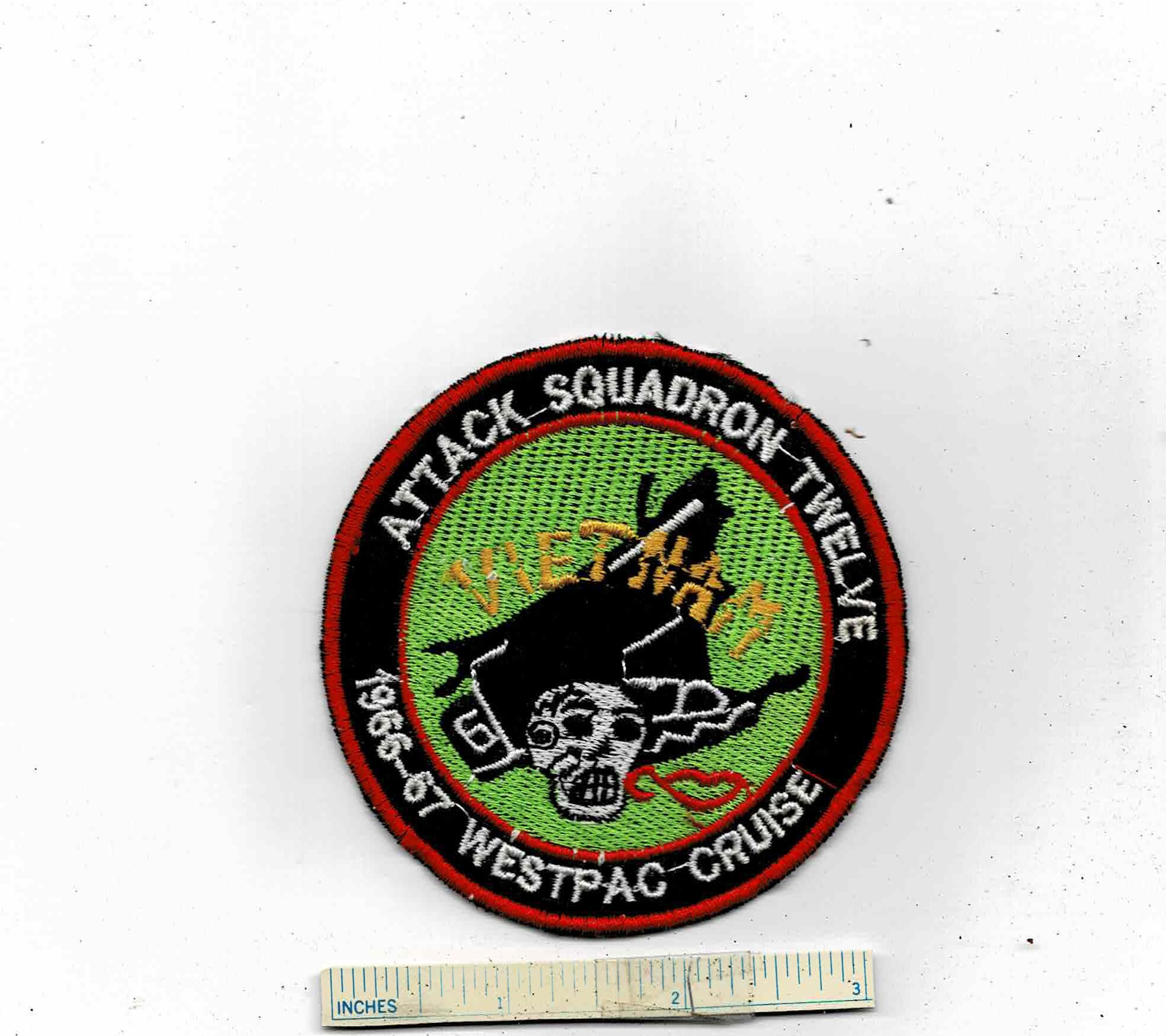 Militaria Art & Collectibles Vintage Vietnam War Era Attack Squadron ...