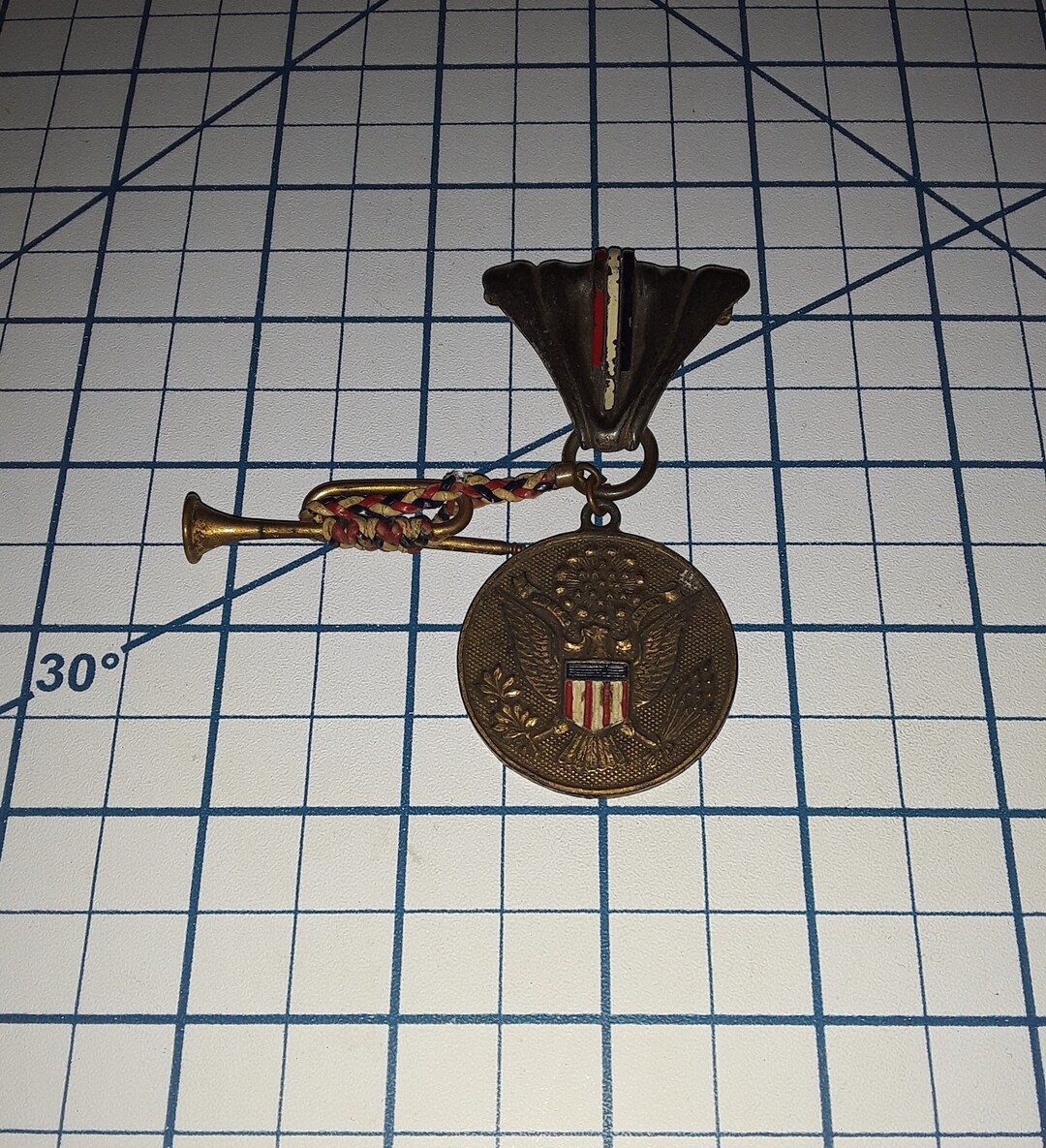 WW2 Army Transport Corps - Bugle Home Front Sweetheart Pin VERY UNIQUE ...