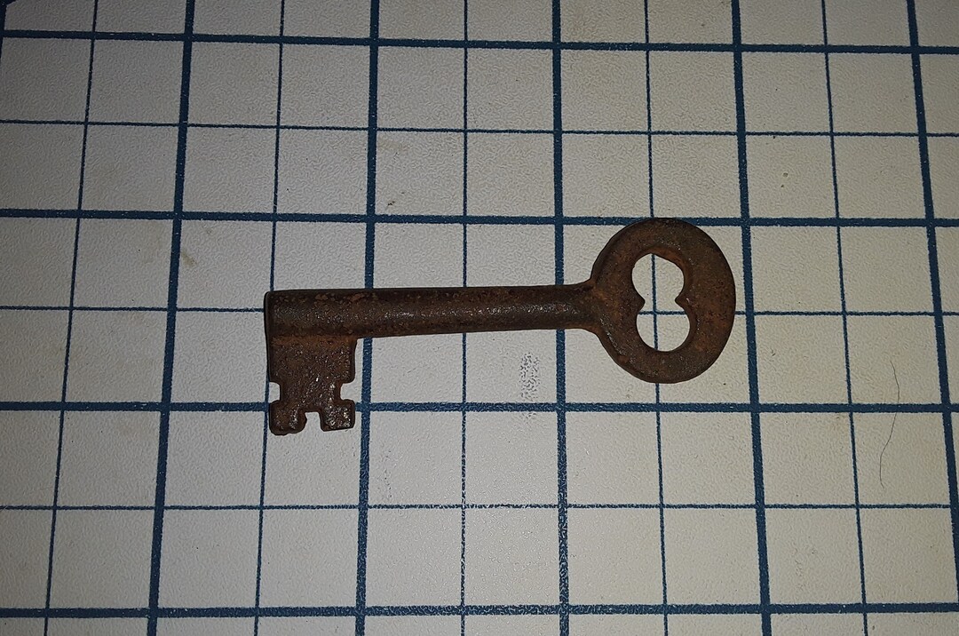 C1930s Antique Skeleton DOOR KEY Lock Metal Vintage - Etsy