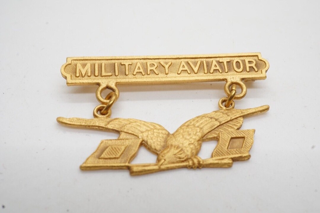Repro WW1 AVIATOR WINGS Us Army Air Service Pin Pinback Button - Etsy