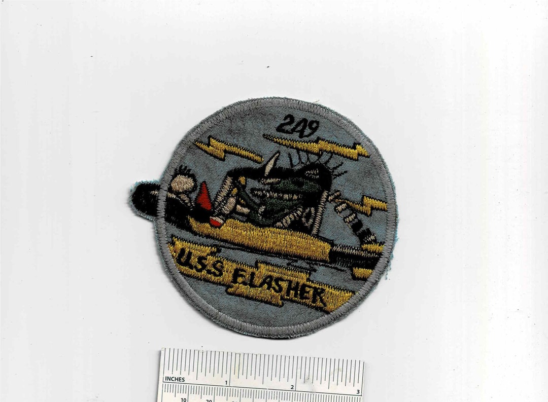 WW2 USS FLASHER SS-249 Us Navy Submarine Boat Shoulder Patch Cloth ...