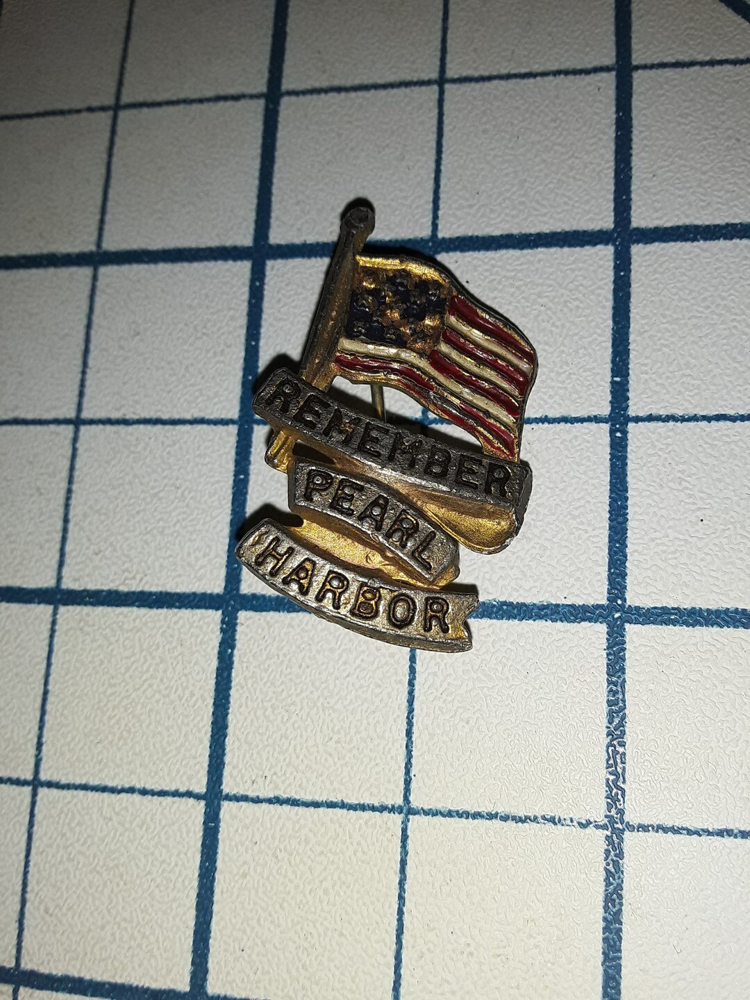WW2 Remember PEARL HARBOR Homefront Sweetheart Pin #2 Wwii Pinback ...