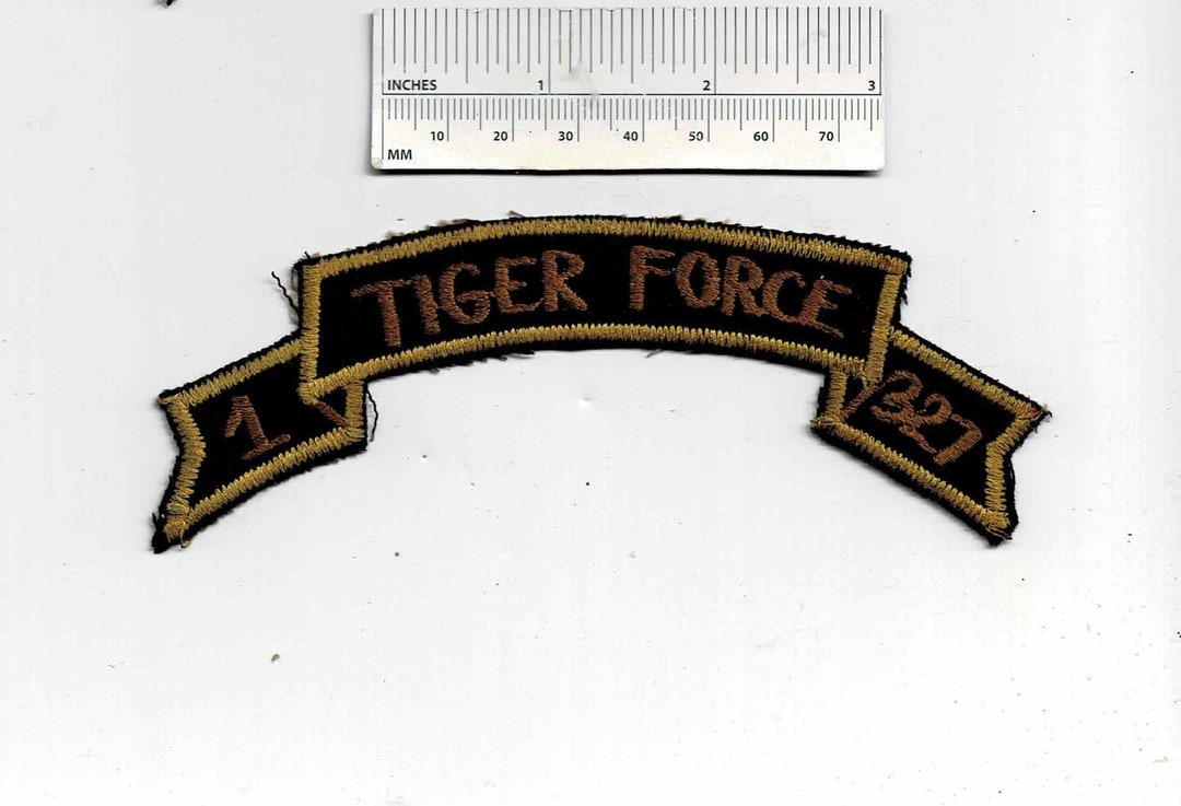 Vietnam War TIGER FORCE 1/327 Tab Arc Recon Special Ops Forces Infantry ...
