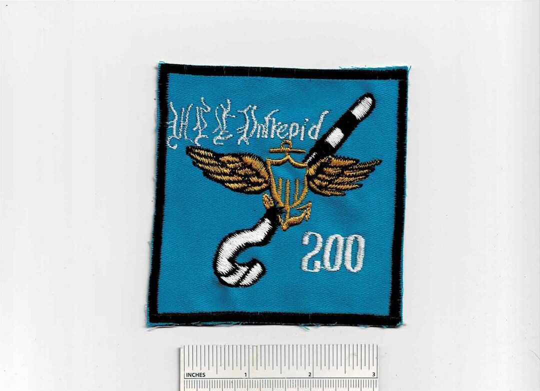 Vietnam War USS INTREPID Cva-10 200 Landings Tailhook Carrier Air Wing ...
