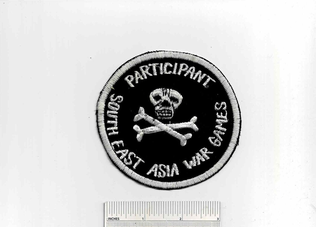 Vietnam War SOUTHEAST ASIA War Games Participant Shoulder Patch Us ...