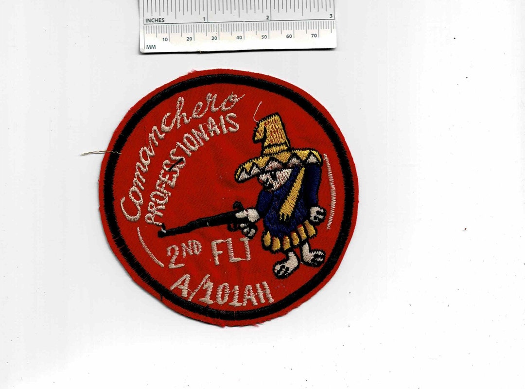 Vietnam War COMANCHERO PROFESSIONALS 101st Airborne Us Army Shoulder ...