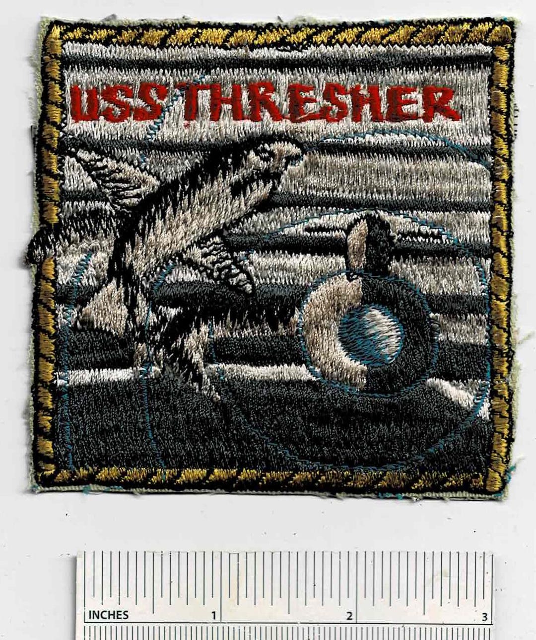 WW2 Submarine USS THRESHER SS-200 Wwii Sub Boat Us Navy Shoulder Patch ...