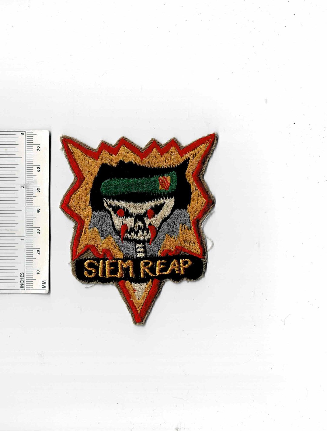 Vietnam War SEIM REAP Cambodia City Shellburst Us Army Ops Cloth ...