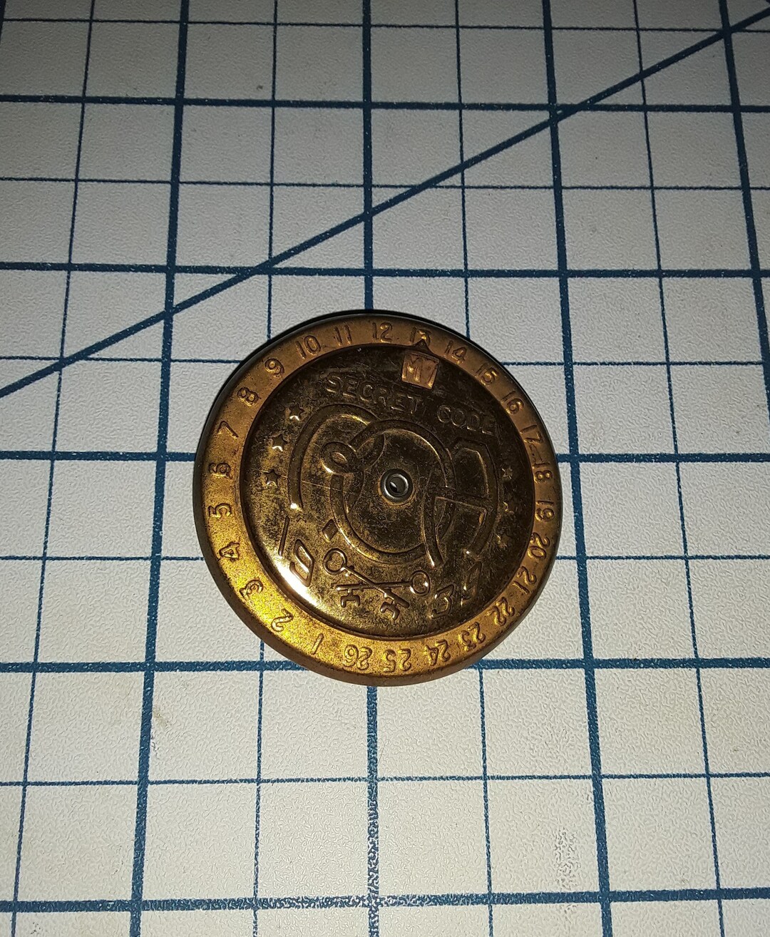 1939 LITTLE ORPHAN ANNIE Code Captain 3 Secret Society Badge Pin ...