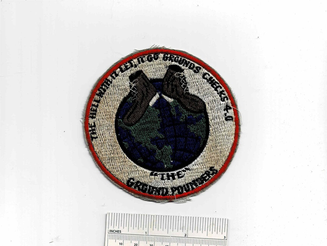 Vietnam War the GROUND POUNDERS Powder Valley Shoulder Patch Us Army ...
