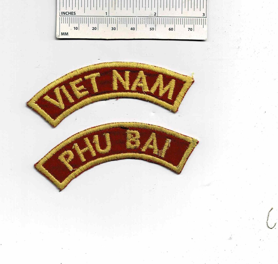 Lot of 2 Diff Vietnam War vietnam and phu Bai Camp Base Us Army Usmc ...