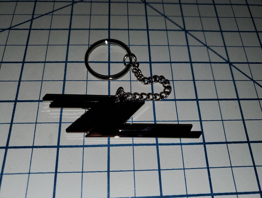 Great Quality ZZ TOP Keychain Chrome Metal Biker Key Chain Keyring ...