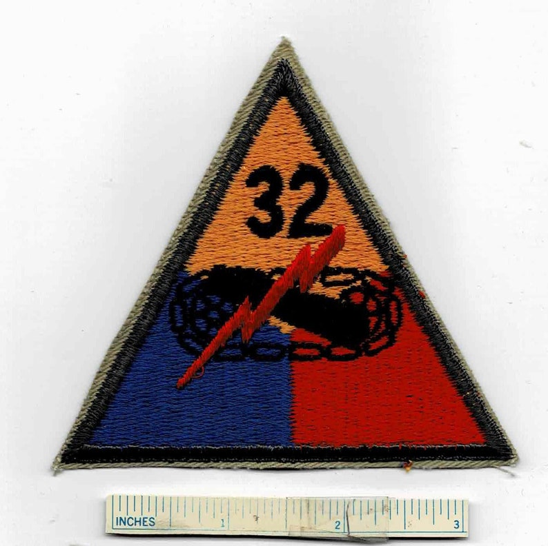 WW2 32nd ARMORED TANK Regiment Division Us Army Shoulder Patch - Etsy