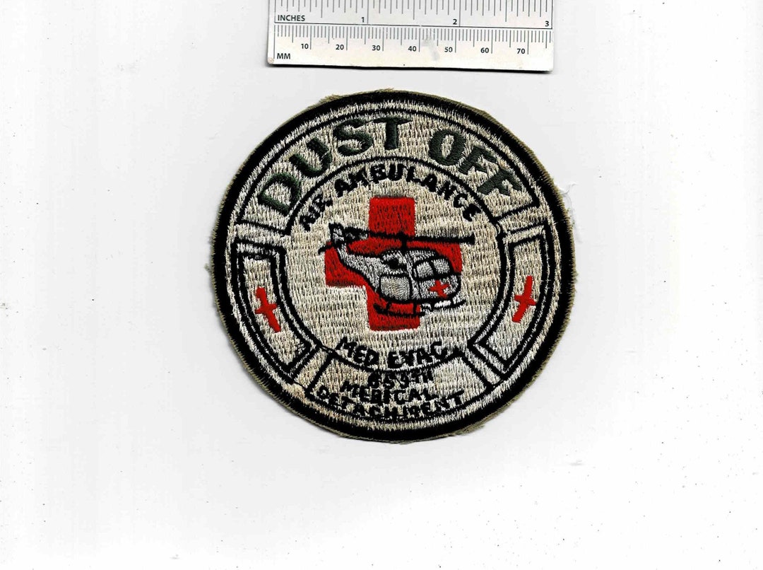 T Vietnam War 659th Medical Co DUSTOFF Life From Above Air Ambulance Us Army Helicopter Shoulder ...