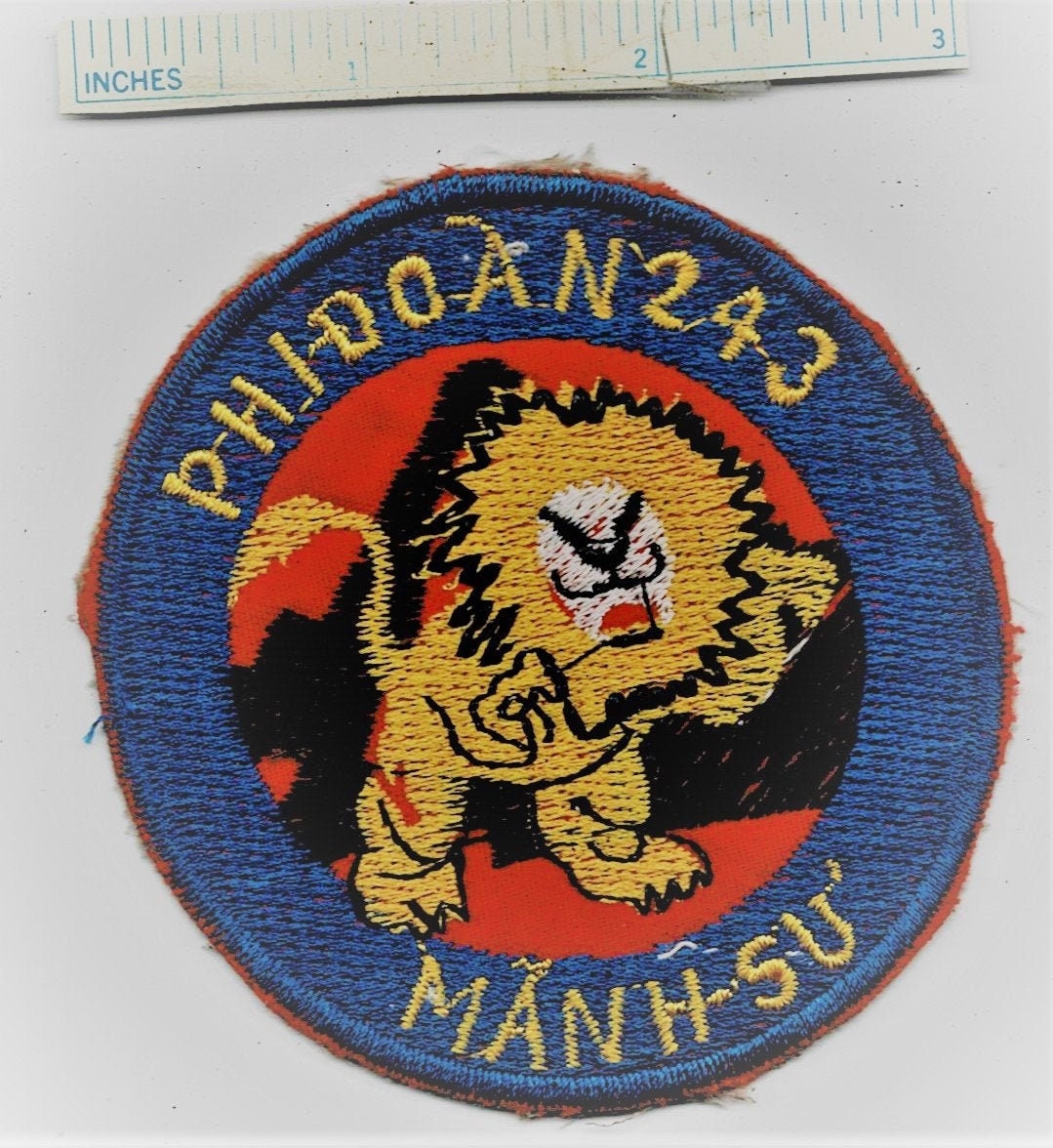 Vietnam War LIONS 243rd South Air Force Squadron Shoulder | Etsy