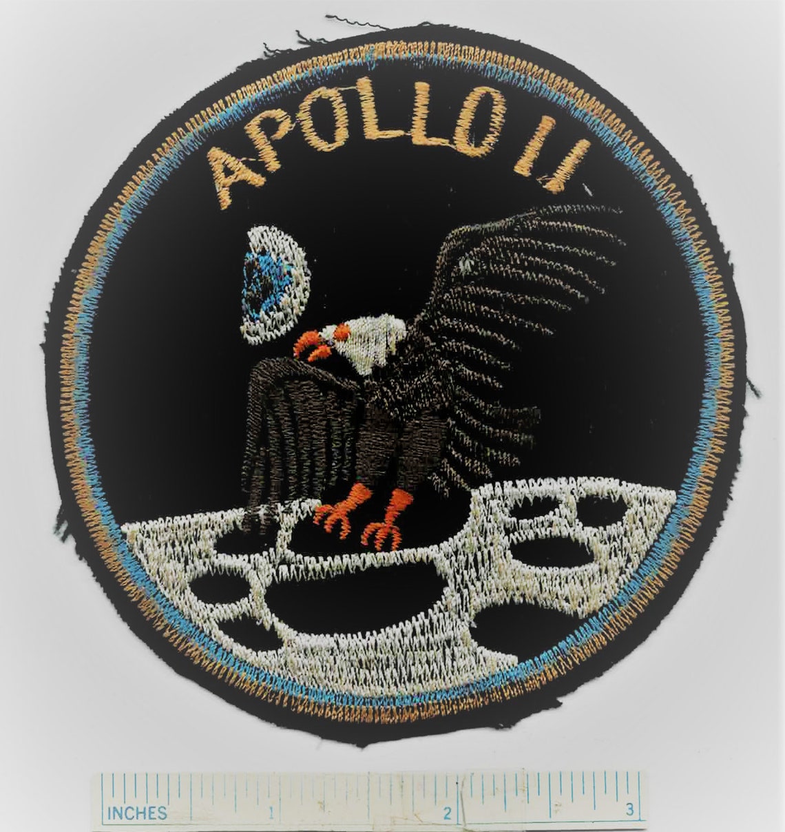 1969 APOLLO 11 NASA Space Moon Landing Shoulder Patch Vintage - Etsy