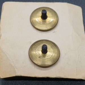 WW2 Orig Early USMC COLLAR Insignias Screw Post on Original Card NOS Us ...