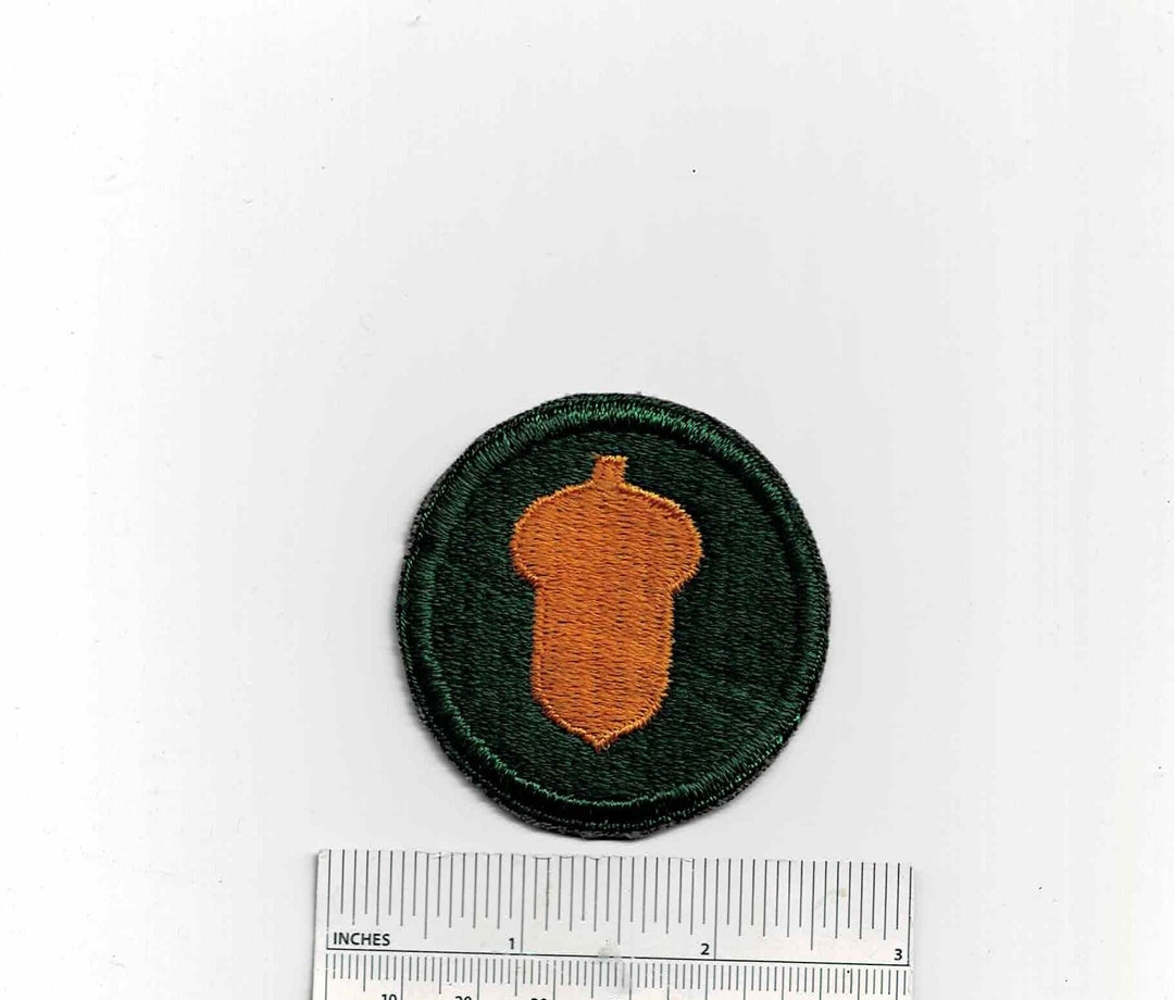 WW2 GOLDEN ACORN 87th INFANTRY Division Us Army Shoulder Patch Cloth ...