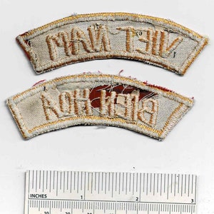 Lot of 2 Diff Vietnam War "vietnam" and "bien Hoa" Camp Base Usaf Us ...