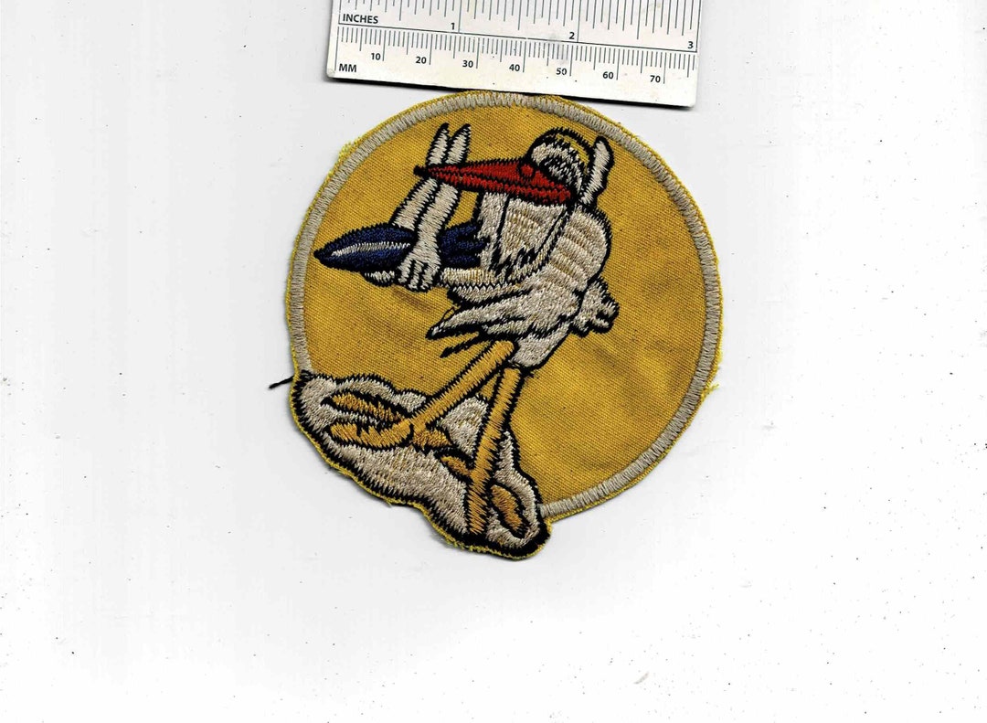 WW2 STORKS 451st Bomb Plane Squadron Wwii Shoulder Patch Cloth Quilt ...