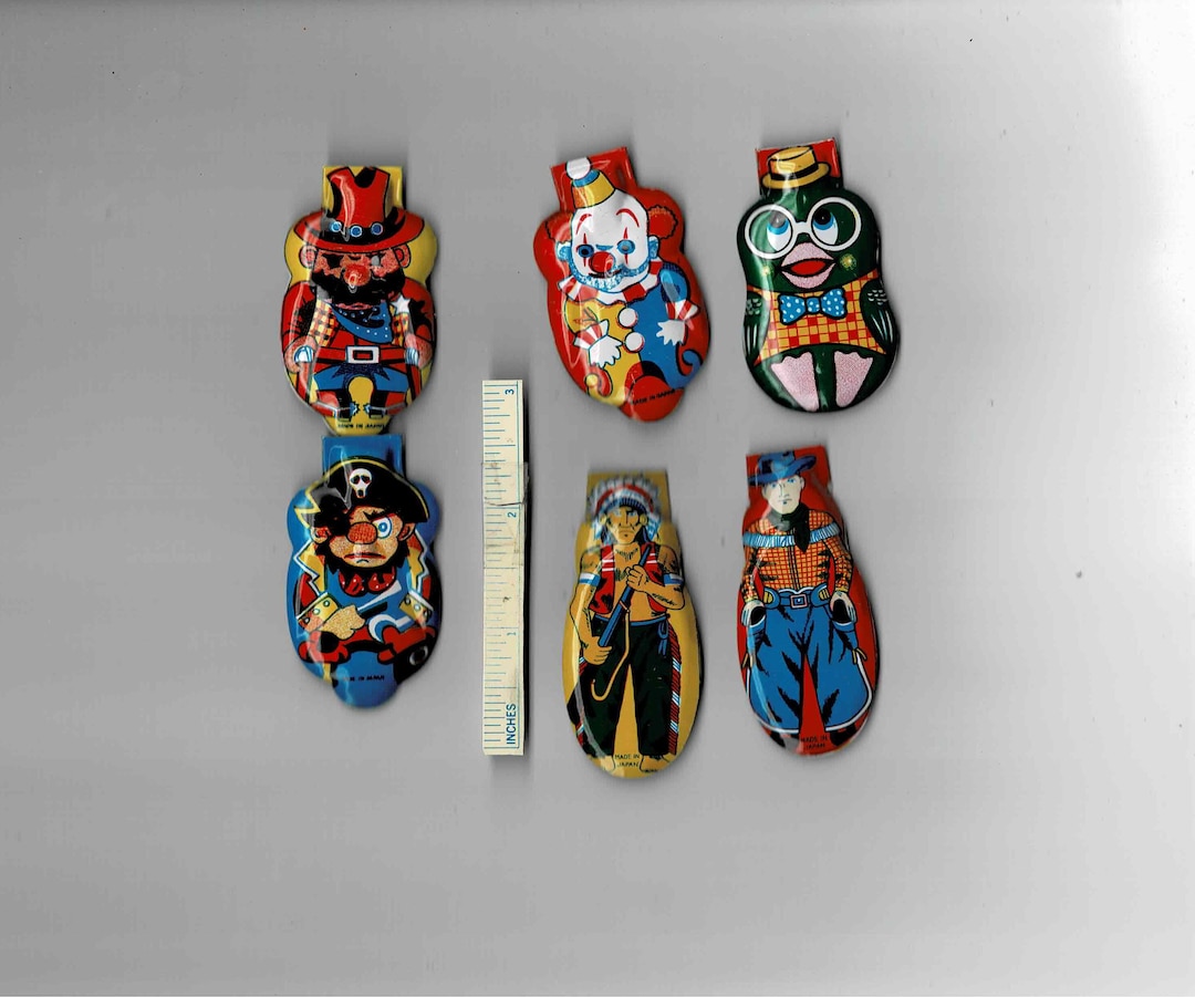 C1950s Set of 6 Diff TOY CLICKERS Tin Metal Vintage Lot Cricket - Etsy