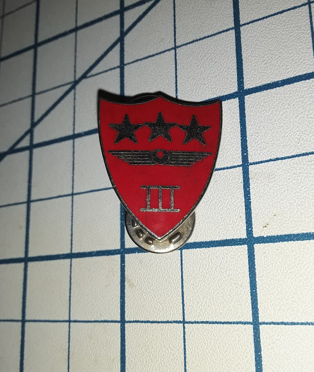 WW2 USMC AIRCRAFT FUSELAGE 3rd Third Wing Crest Unit Badge Insignia W ...