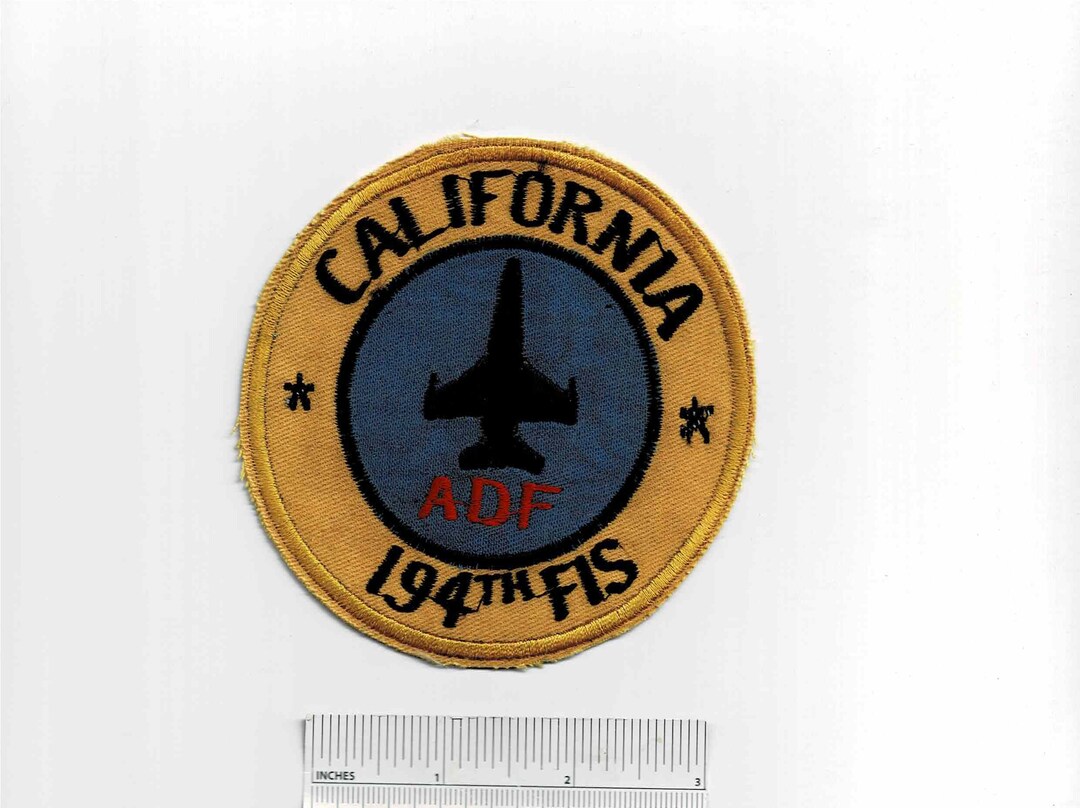1960s California 194th Fighter Interceptor Air National Guard Squadron ...