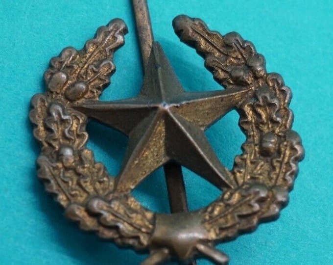 Orig WW1 Navy Commander BRASS STAR Officer Badge Us Corps Collar ...