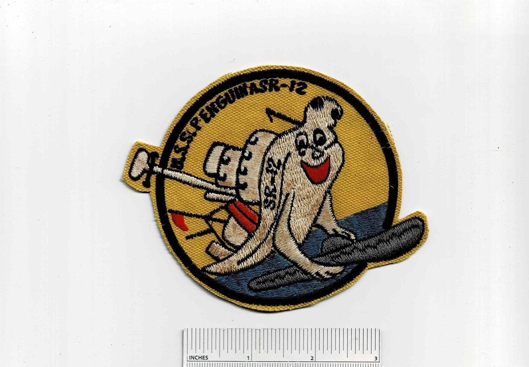 WW2 USS PENQUIN ASR-12 Submarine Rescue Ship Us Navy Shoulder - Etsy