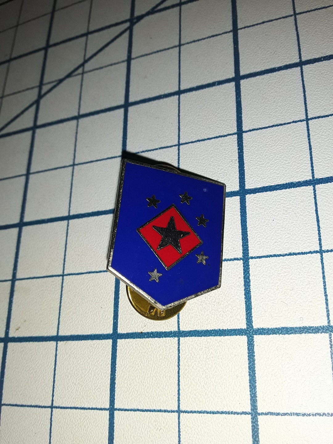 WW2 USMC Service Supply Marine AMPHIBIOUS CORPS Crest Unit Badge ...