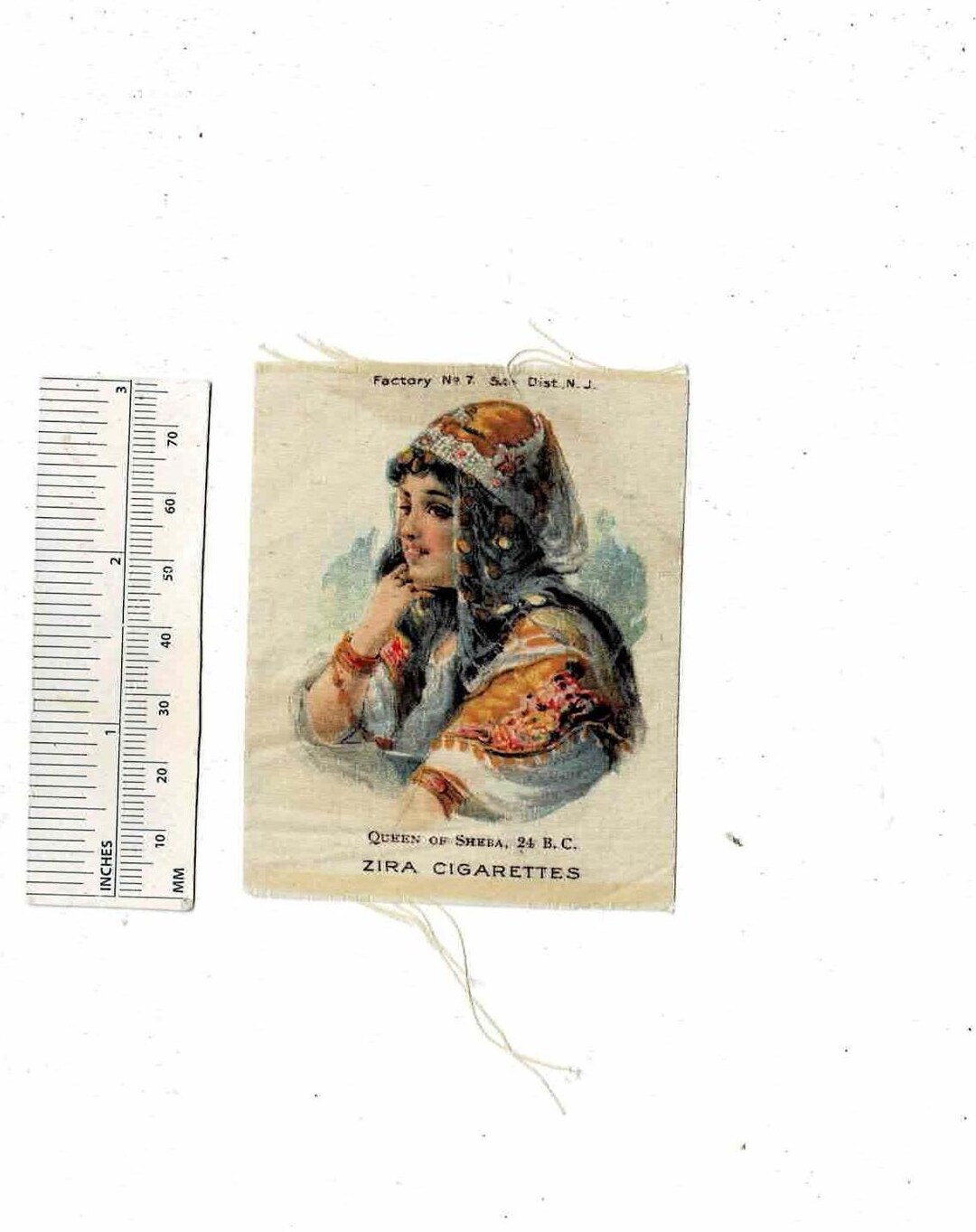 1912 QUEEN of SHEBA 24 BC Zira Cigarettes Famous Queens S75 Tobacco ...
