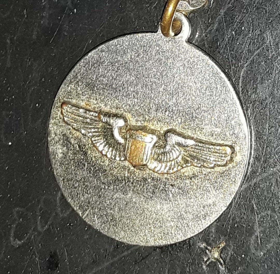 Post WW2 Navy Pilot Keychain Us Nickel Plated - Etsy