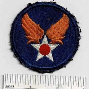 WW2 USAAF Us Army Air Force Shoulder Patch 2 Cloth WWII Forces Vintage ...