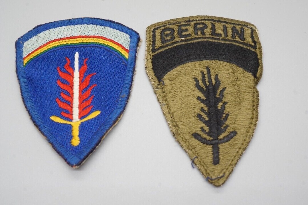 Lot of 2 Diff Post WW2 US Army European Command Germany Occupational ...