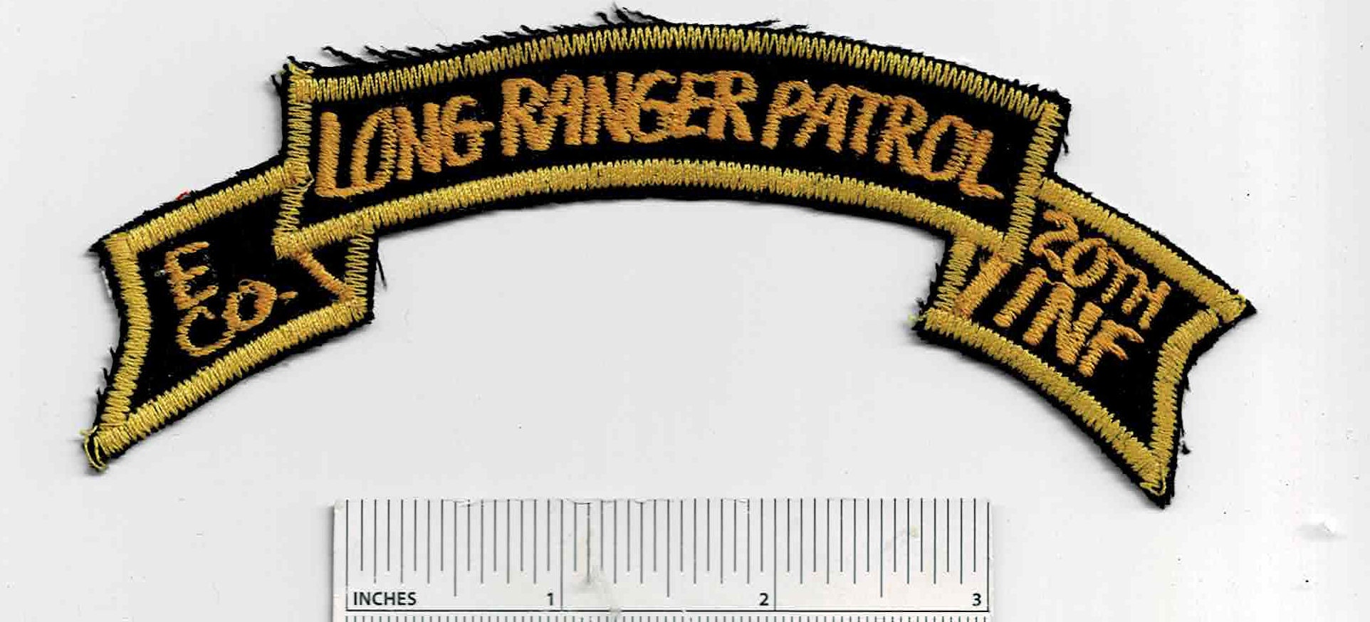 Vietnam War LRRP LONG RANGE Patrol E Co. 20th Infantry Div Tab - Etsy