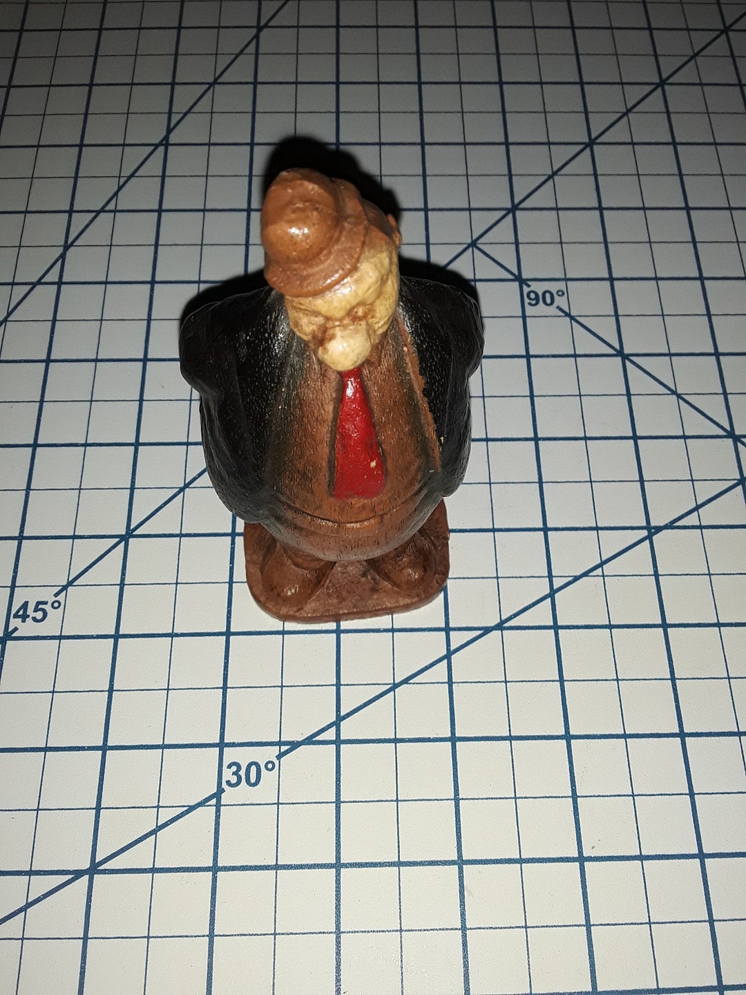 1944 WIMPY Cartoon Figurine King Feature Syndicate Syroco Wood Statue ...